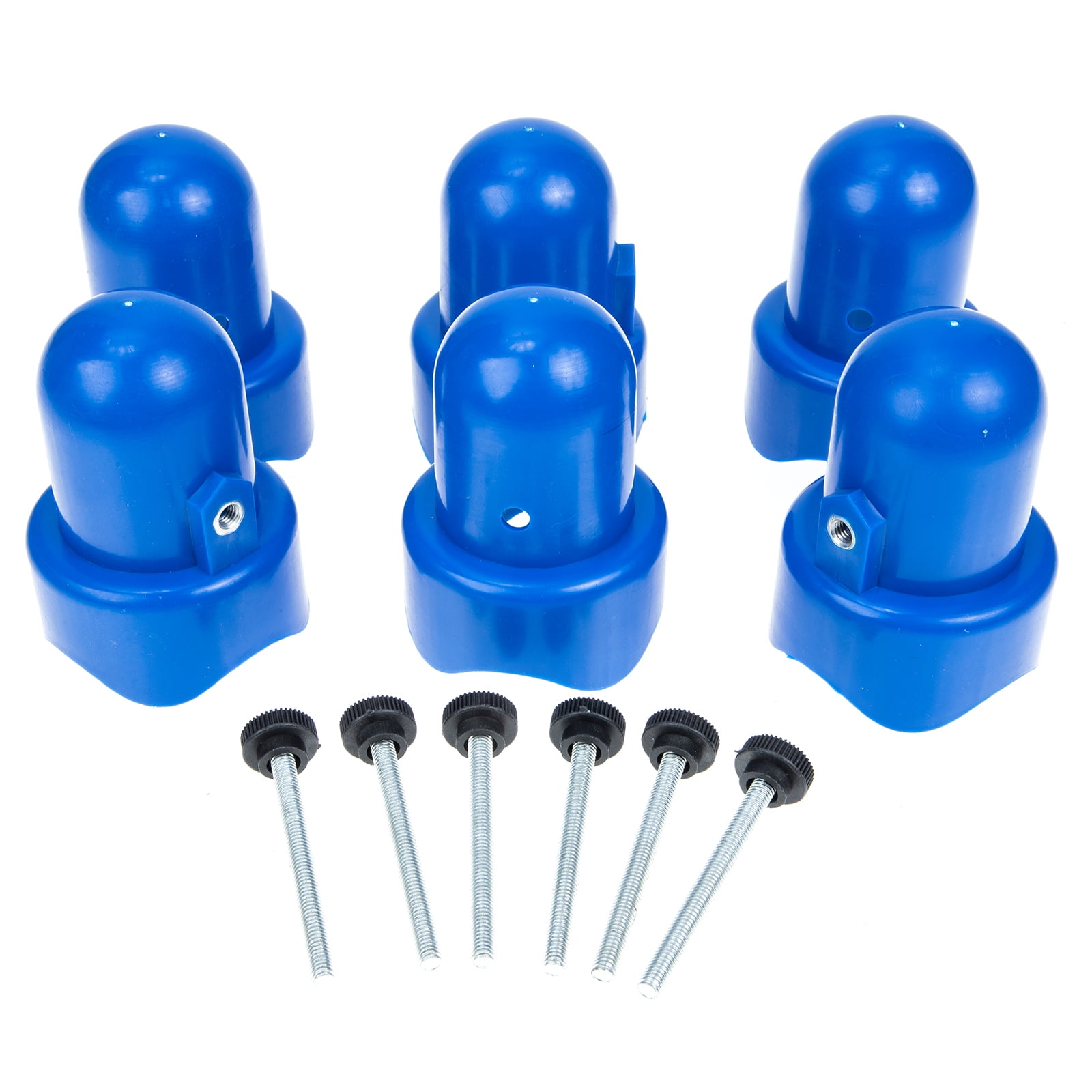 6 Sets of Trampoline Enclosure Pole Caps Plastic Trampoline Pole Caps ...