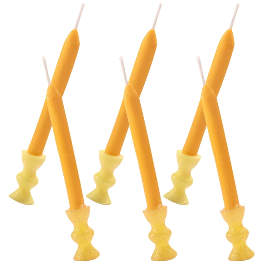 6 Sets Vintage Decor Models Small Menorah Candles Miniature Play House ...