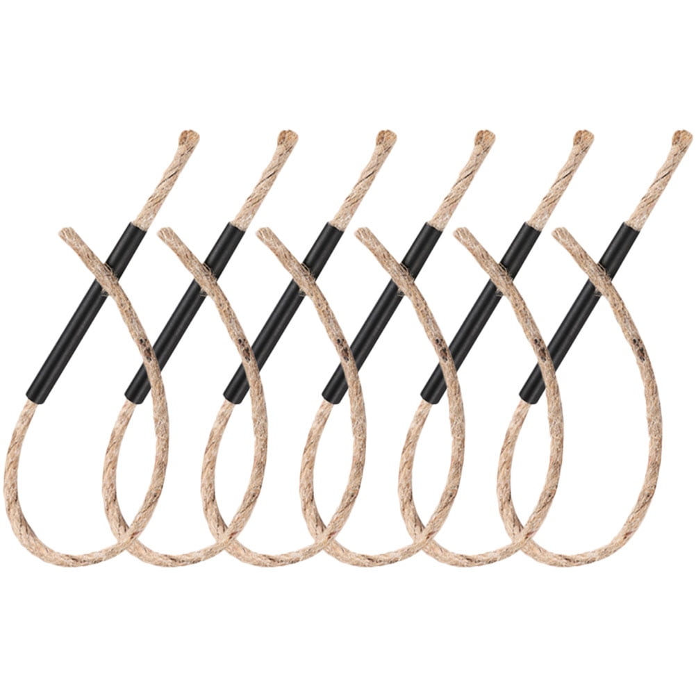 6 Sets of Camping Ignite Ropes Convenient Fire Starting Portable Hemp ...