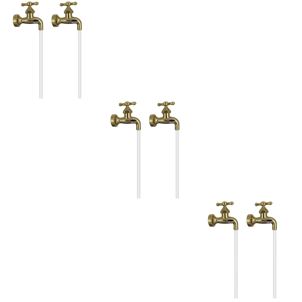 6 Sets of Courtyard Water Fountain Invisible Flowing Spout Water ...