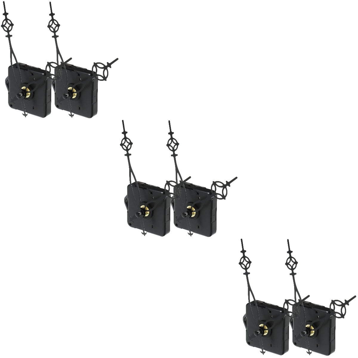 6 Sets of DIY Clock Movements Repairing Clock Movements Clock Mechanism ...