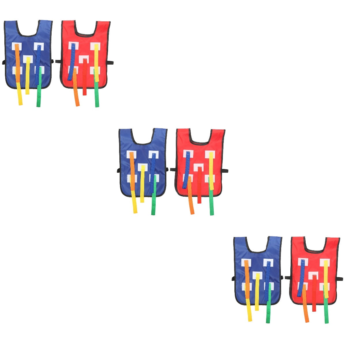 6 Sets of Kids Pull Tails Vests Kids Chasing Game Belts Outdoor Sports ...