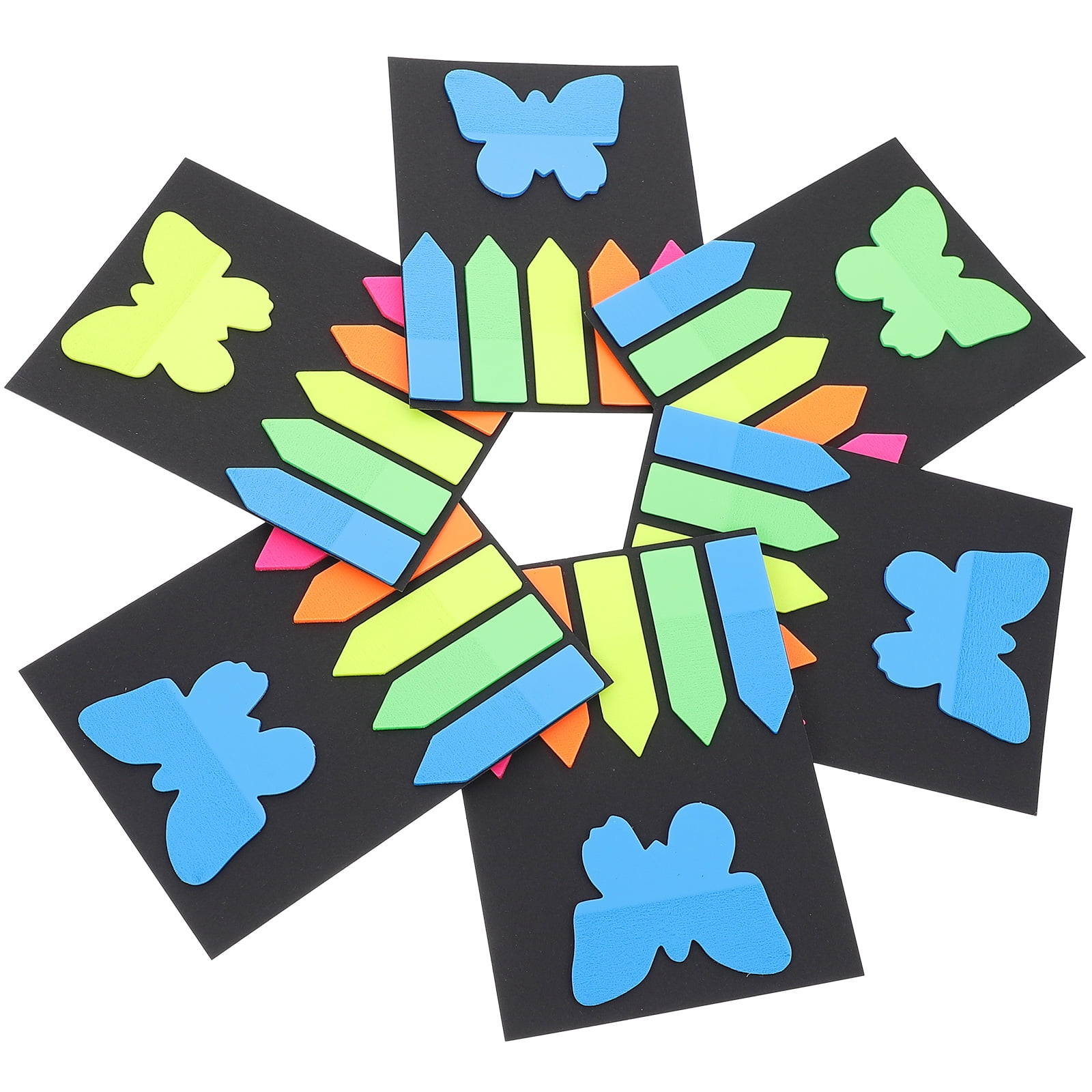 6 Sets of Page Markers Self-adhesive Page Tabs Notebook Page Markers ...