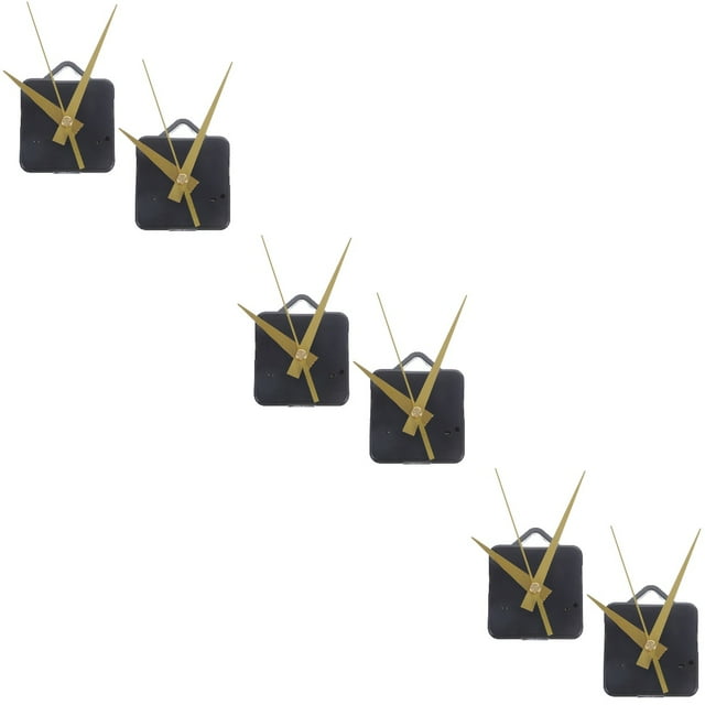 6 Sets of Replaceable Clock Movements DIY Clock Mechanism Kits Wall ...