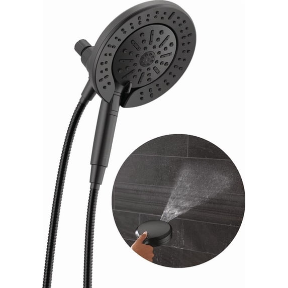 6-Setting In2ition 2-in-1 Dual Shower with Handheld High ProClean ...