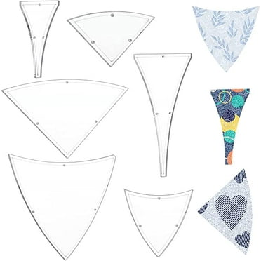 S SERENABLE 5 Pieces Wave Edge Rulers Quilting Rulers Cutting Rulers ...