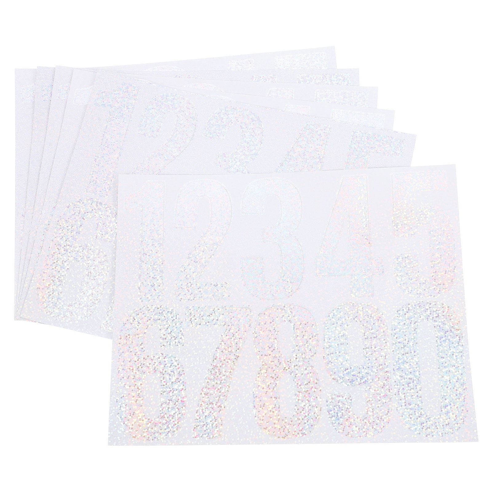 6 Sheets Car Sticker Sign Sticker Number Large Door Gate Number Street ...