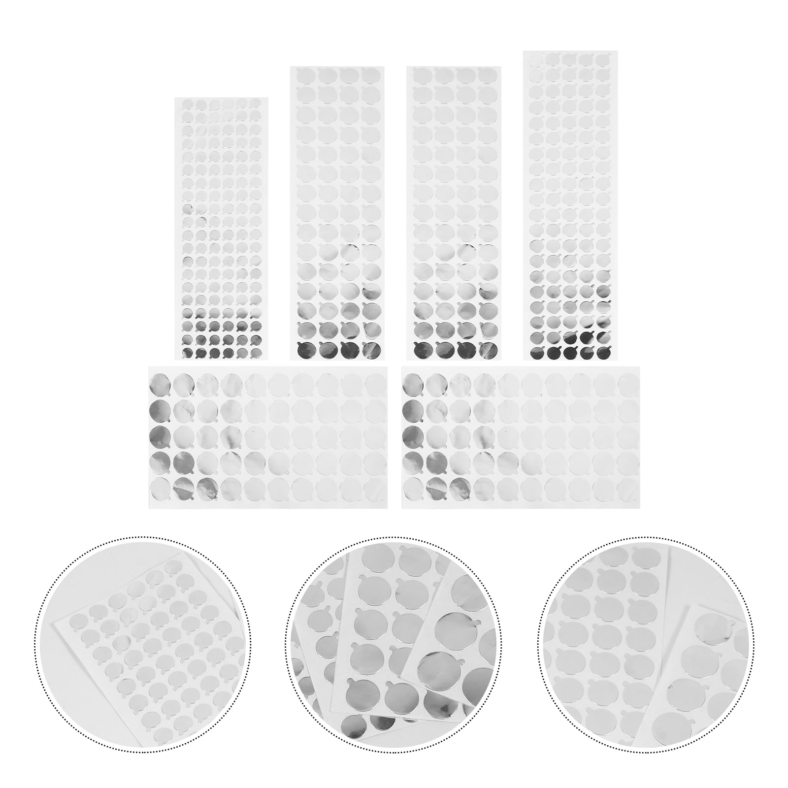 6 Sheets Cosmetic Bottle Sticker Body Lotion Sealing Sticker Foil Film ...