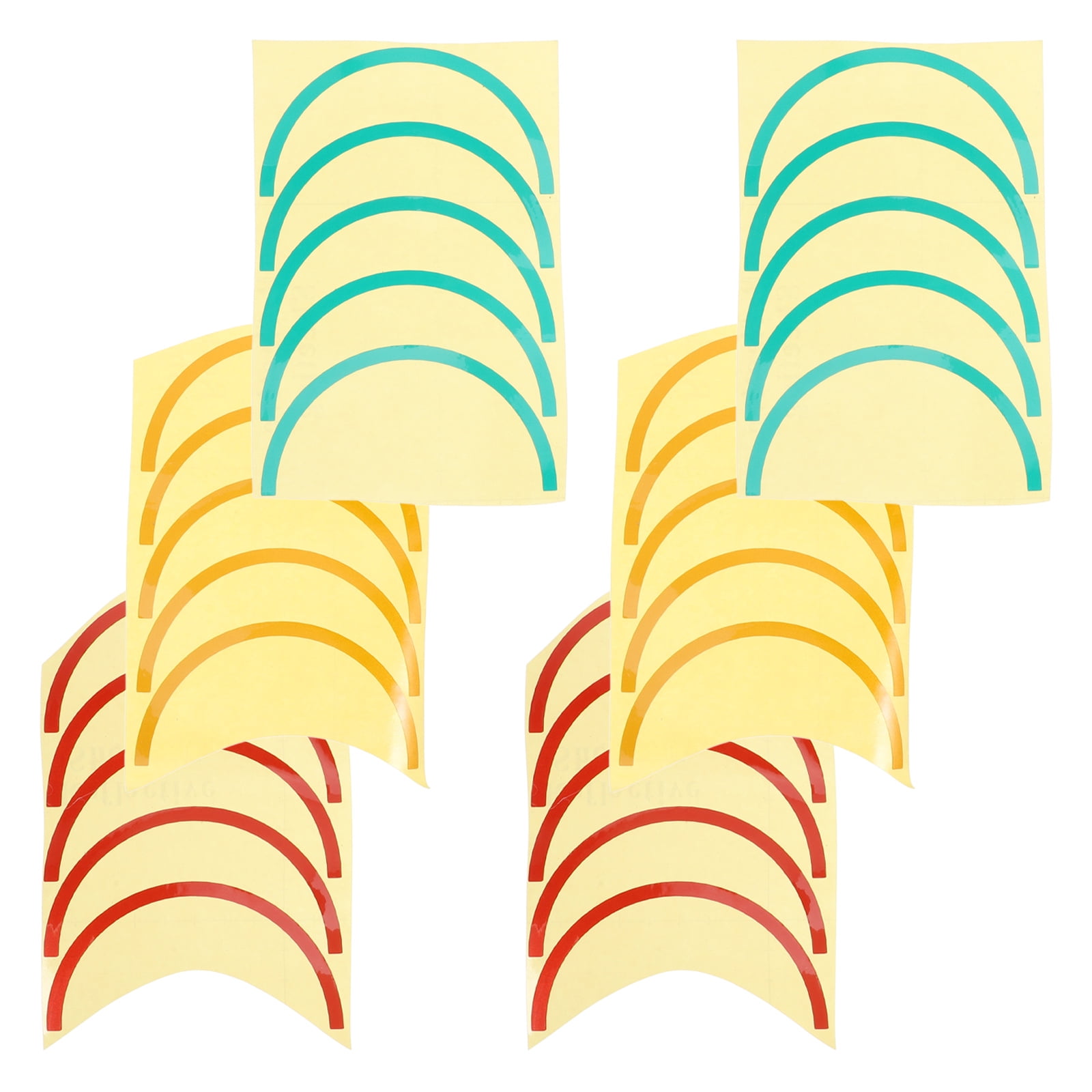 SOPOTUTU Waterproof Colorcoded Air Pressure Gauge Decal for Precise ...