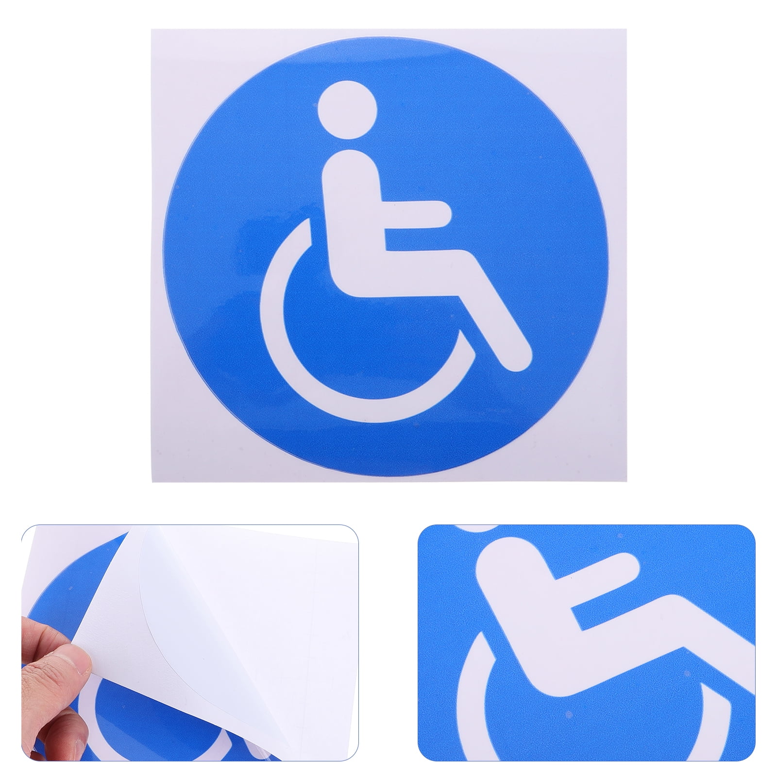 6 Sheets Handicap Placards, Disabled Wheelchair Sticker For Car Self ...