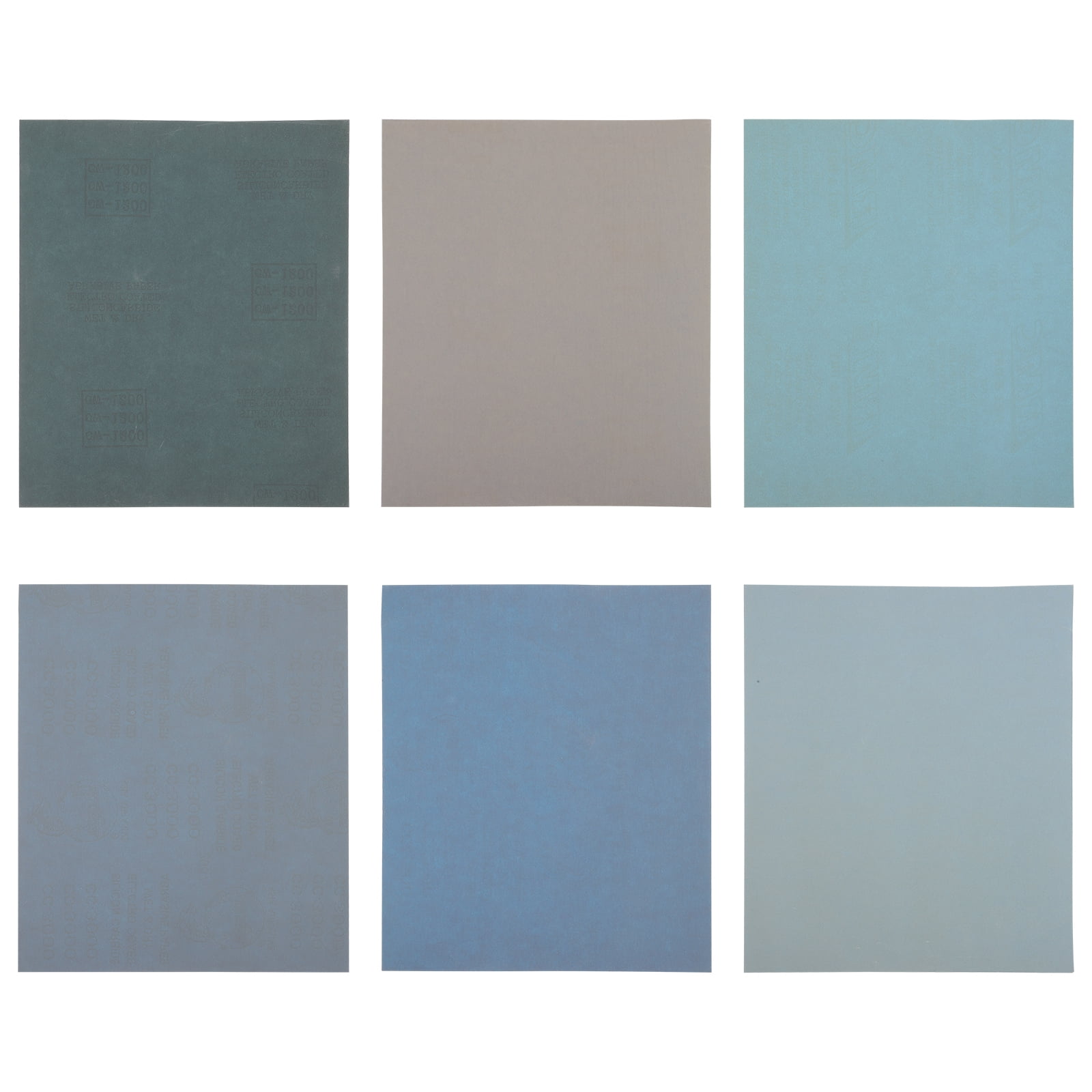 6 Sheets Sander Paper Block Assorted Sandpaper Sanding Pads - Walmart.com