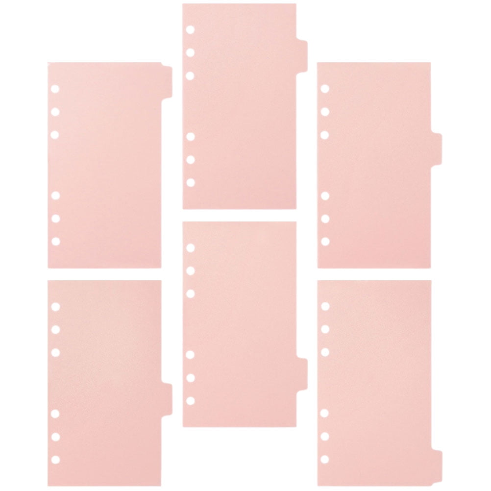 6 Sheets Slip Paper Labels Accessories for Teen Girls Binder Protector ...