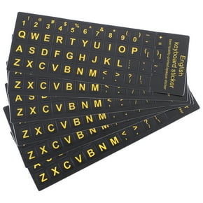 Computer Keyboard Letter Stickers
