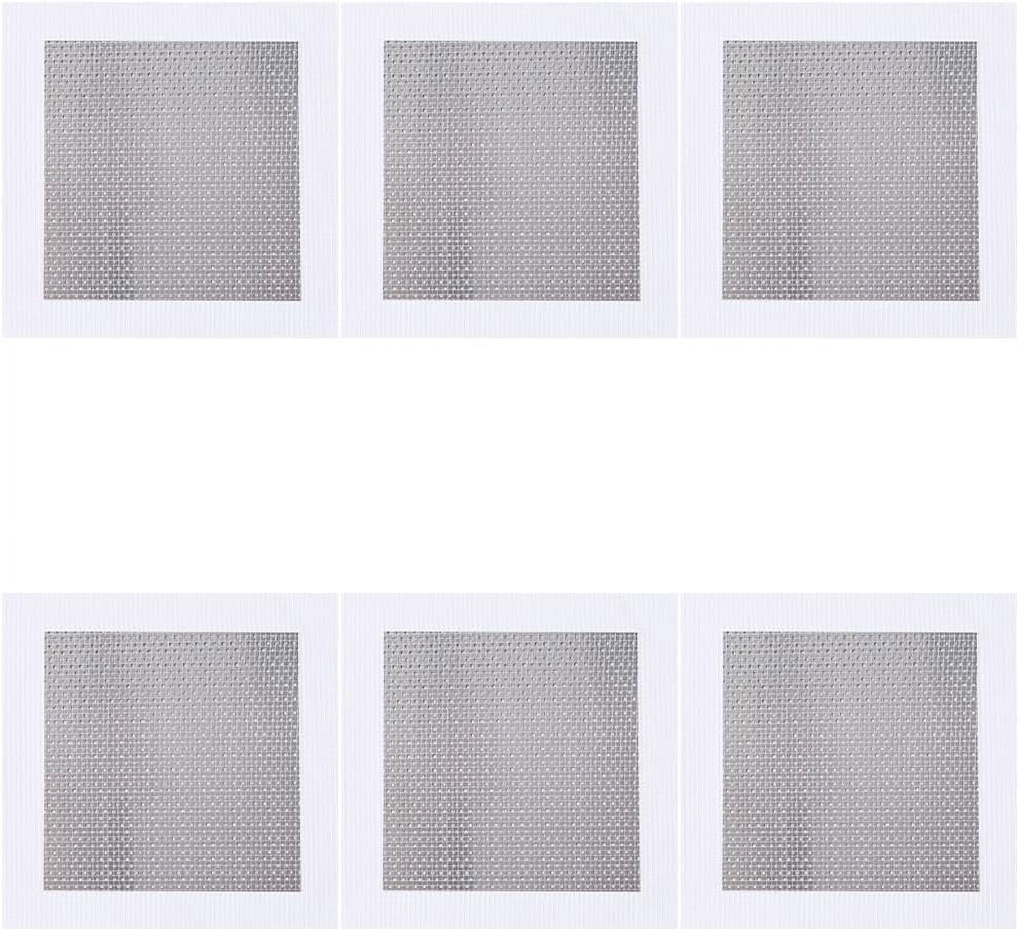 6 Sheets Wall Repair Patch Square Aluminum Drywall Repair Large Hole ...