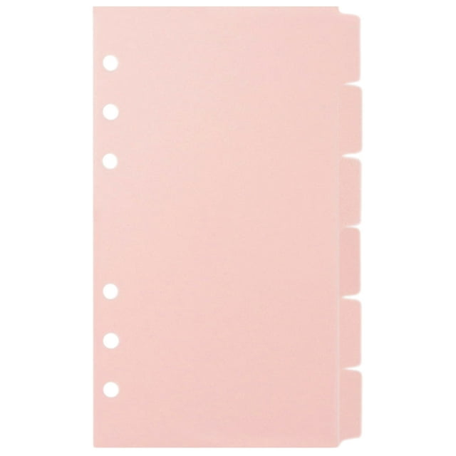 6 Sheets of Notebook Binder Divider 6-hole Loose-leaf Binder Paper ...