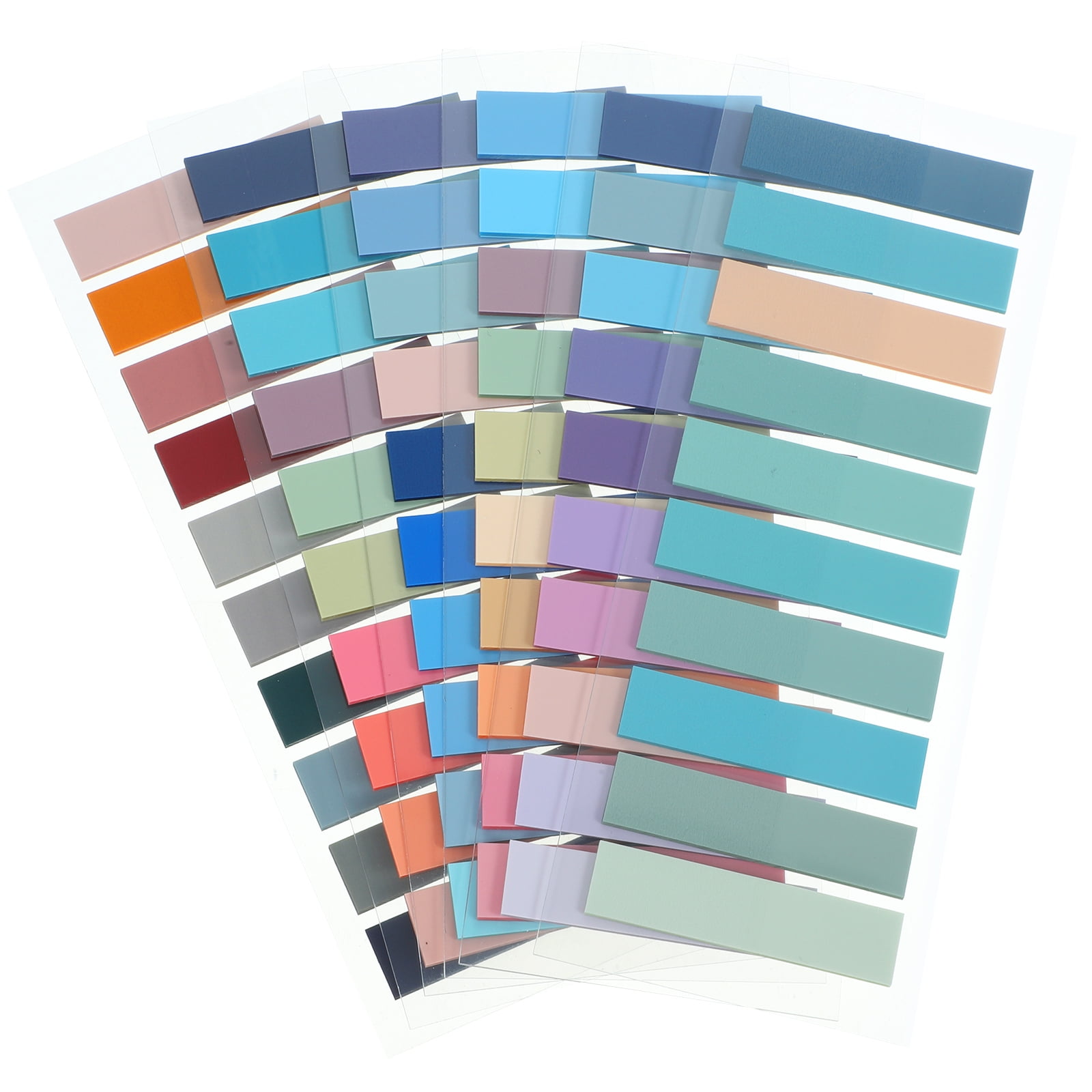 6 Sheets of Page Markers Self-adhesive Page Tabs Notebook Page Markers ...