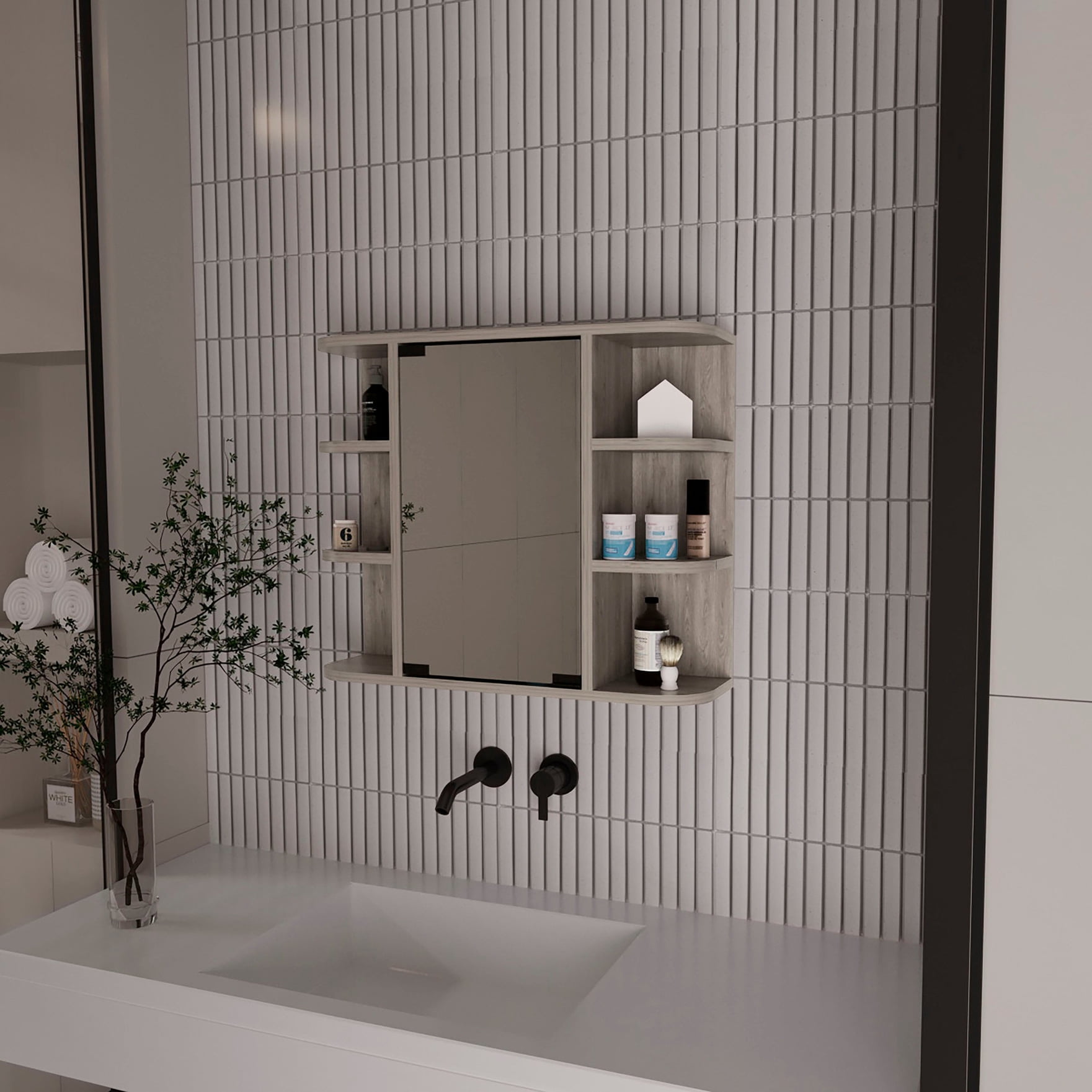 6-Shelf Medicine Storage Cabinet | Functional Design with Central ...