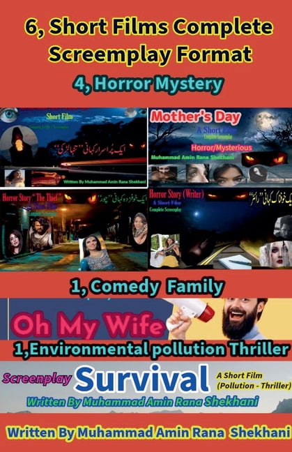 6, Short Films Complete Screenplay Format., (Paperback) - Walmart.com