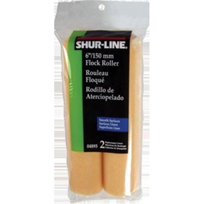 6" Shur-Line 4895C Quick Pro Flock Mini-Roller, 2-Pack - Walmart.com
