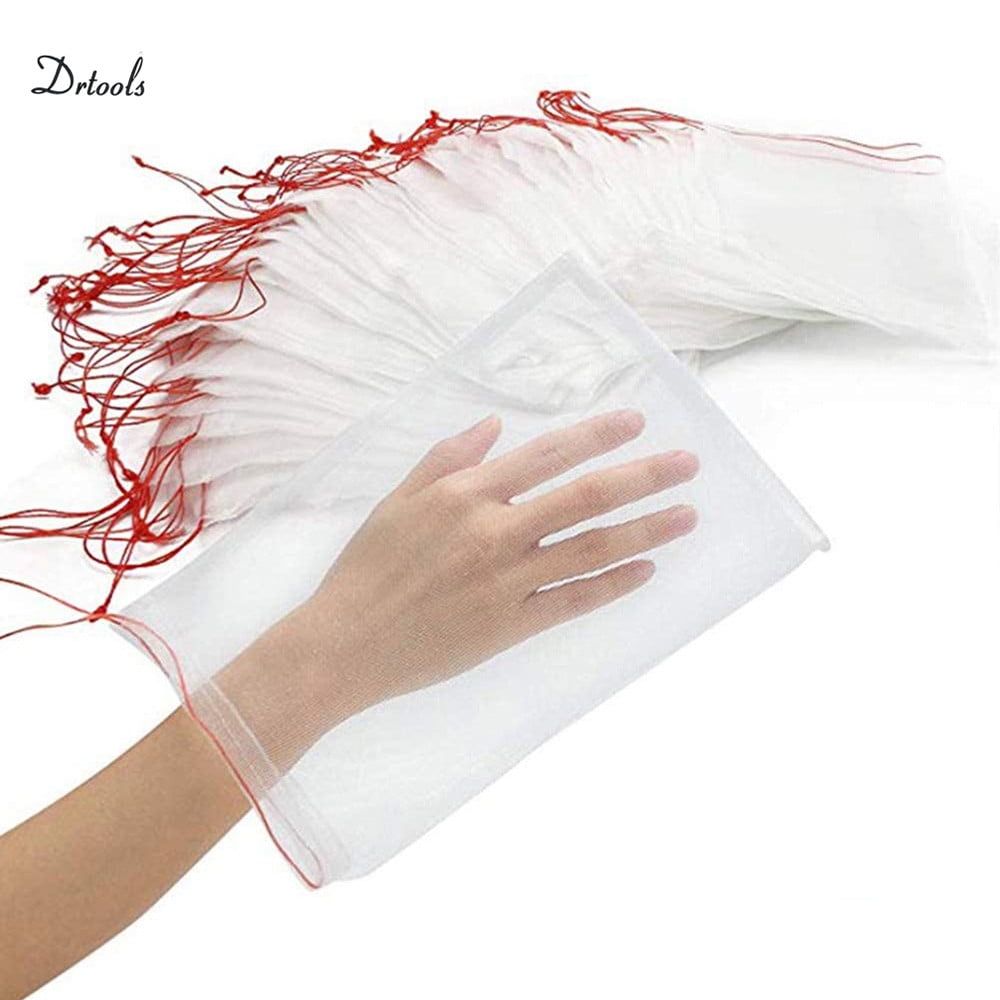 6 Size Nylon Mesh Bag Insect-proof Gauze Garden Plant Vegetable and ...