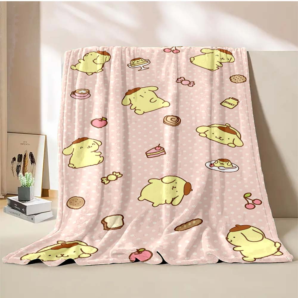 6 Sizes Pom Pom Purin Blanket Sanrio Throw Sofa Bed Cover Four Season ...