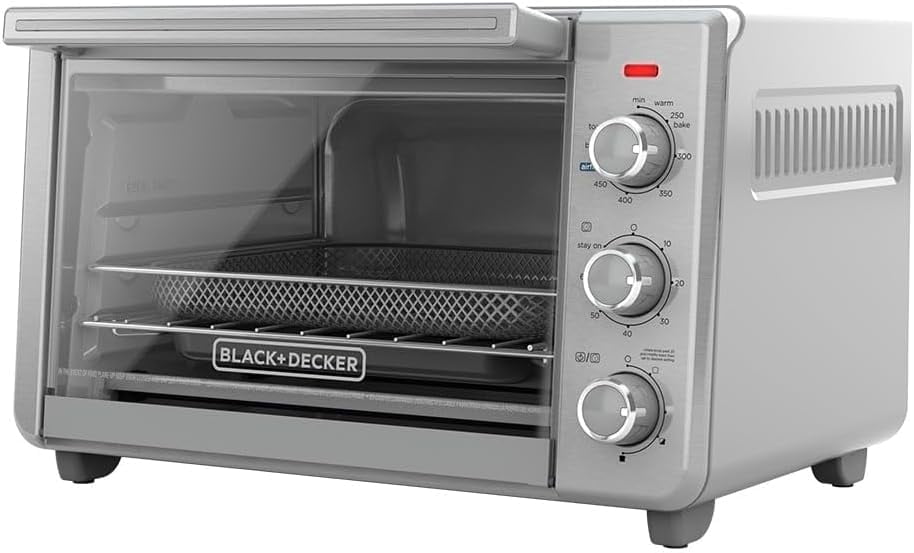 6 Slice Air Fry Toaster Oven - Air Fry Technology - .78 Cubic Feet ...