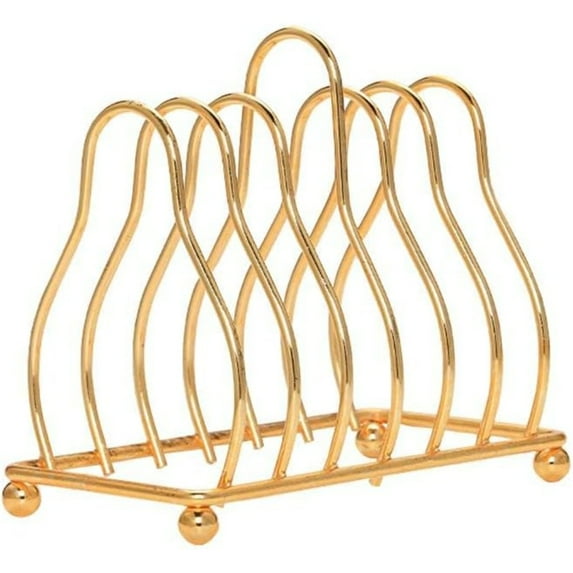 6 Slice Stainless Steel Toast Rack,Toast Rack Bread Loaf Slice Holder ...