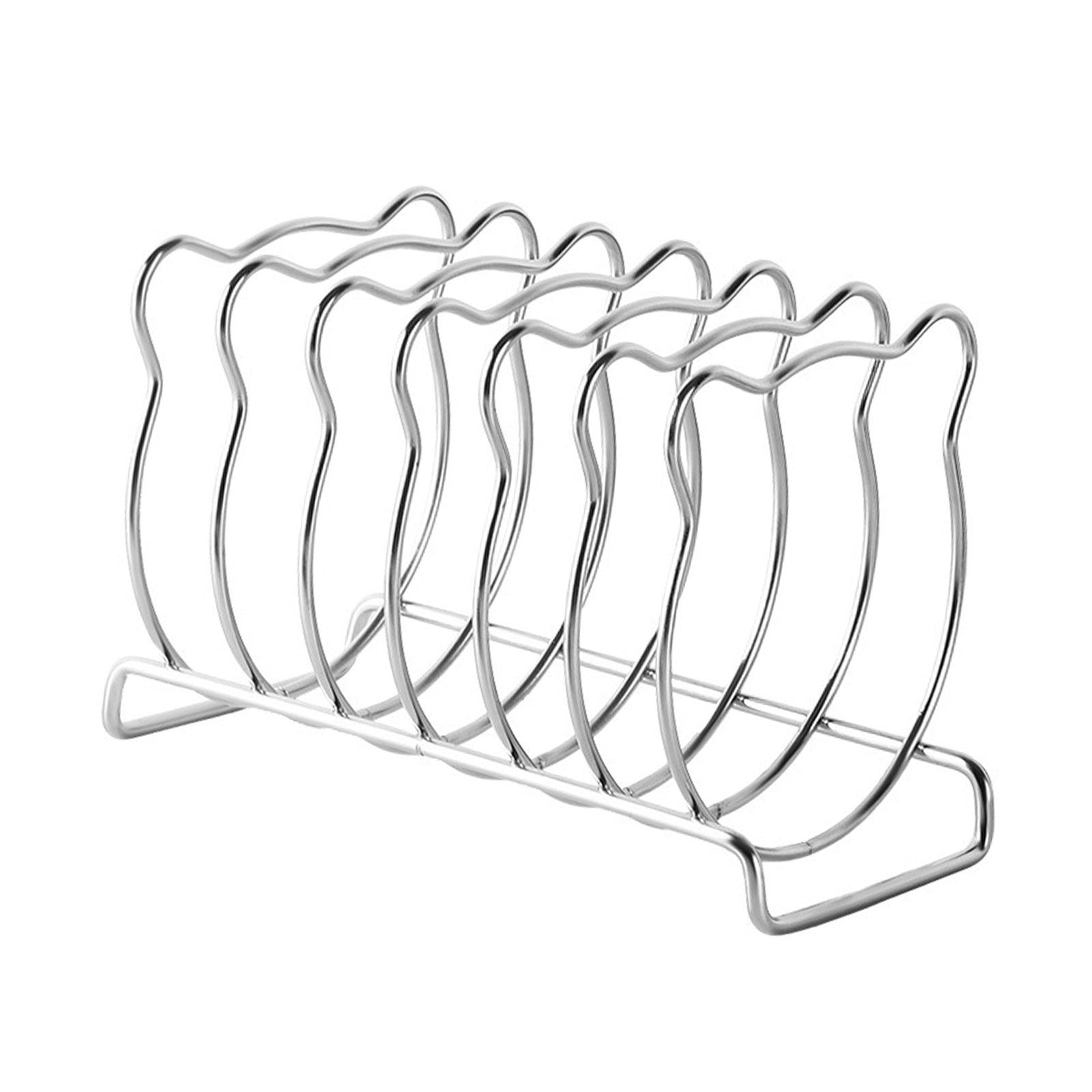 6 Slice Toast Rack Bread Loaf Holder Stainless Steel Cooling Station ...