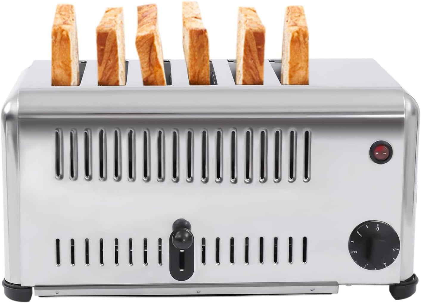 6 Slice Toaster with Extra Wide Slots, Stainless Steel Toaster, 6 Slot ...
