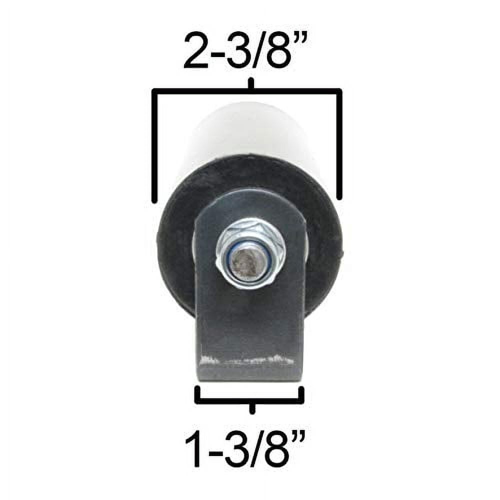 6" Sliding Gate Guide Roller Hard Rubber Roller with Removable Axle Bolt Pair #PGS18 - Walmart.com