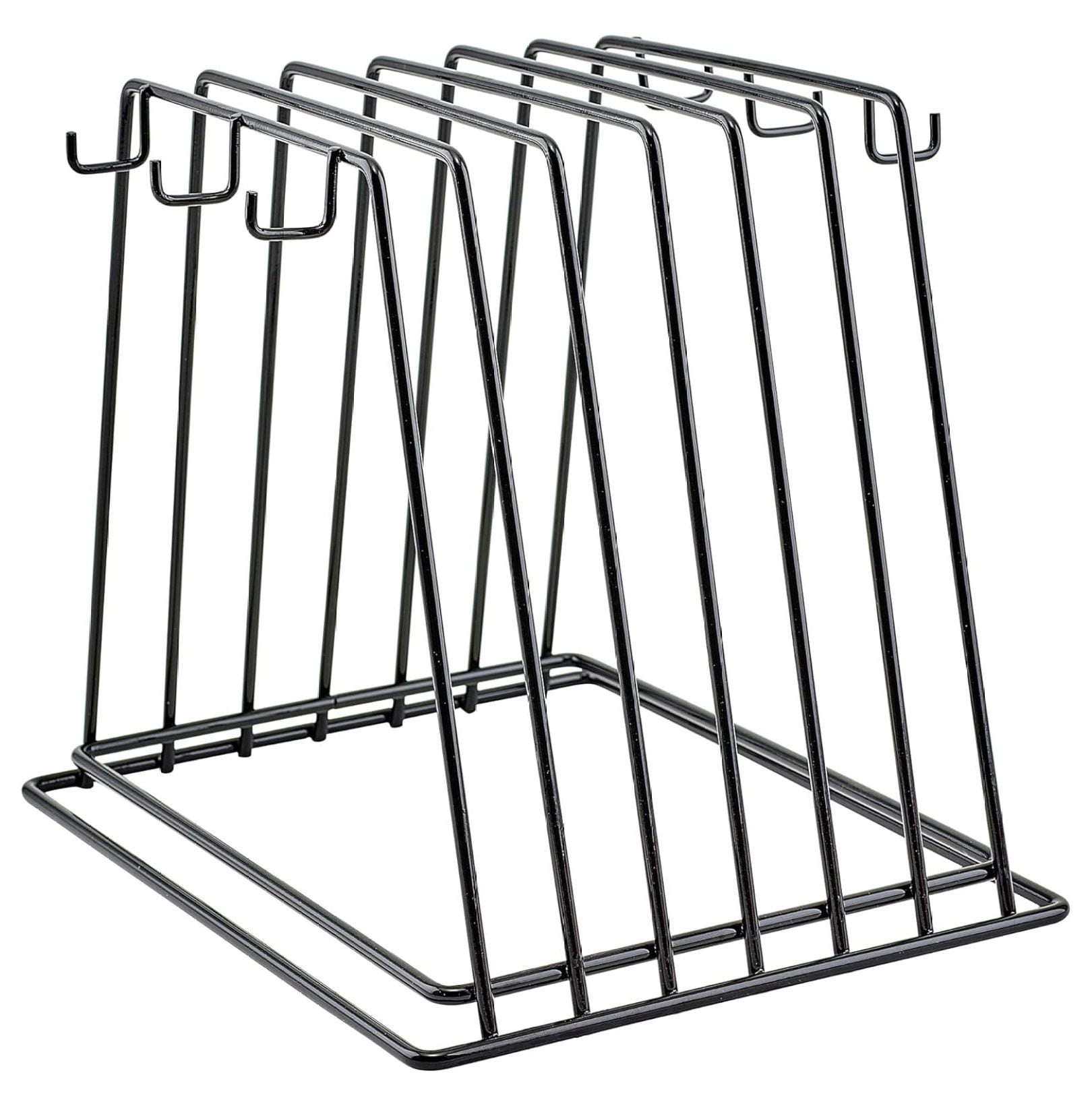 6-Slot Cutting Board Rack - Vinyl Coated Medium Duty - Heavy-Duty Metal ...