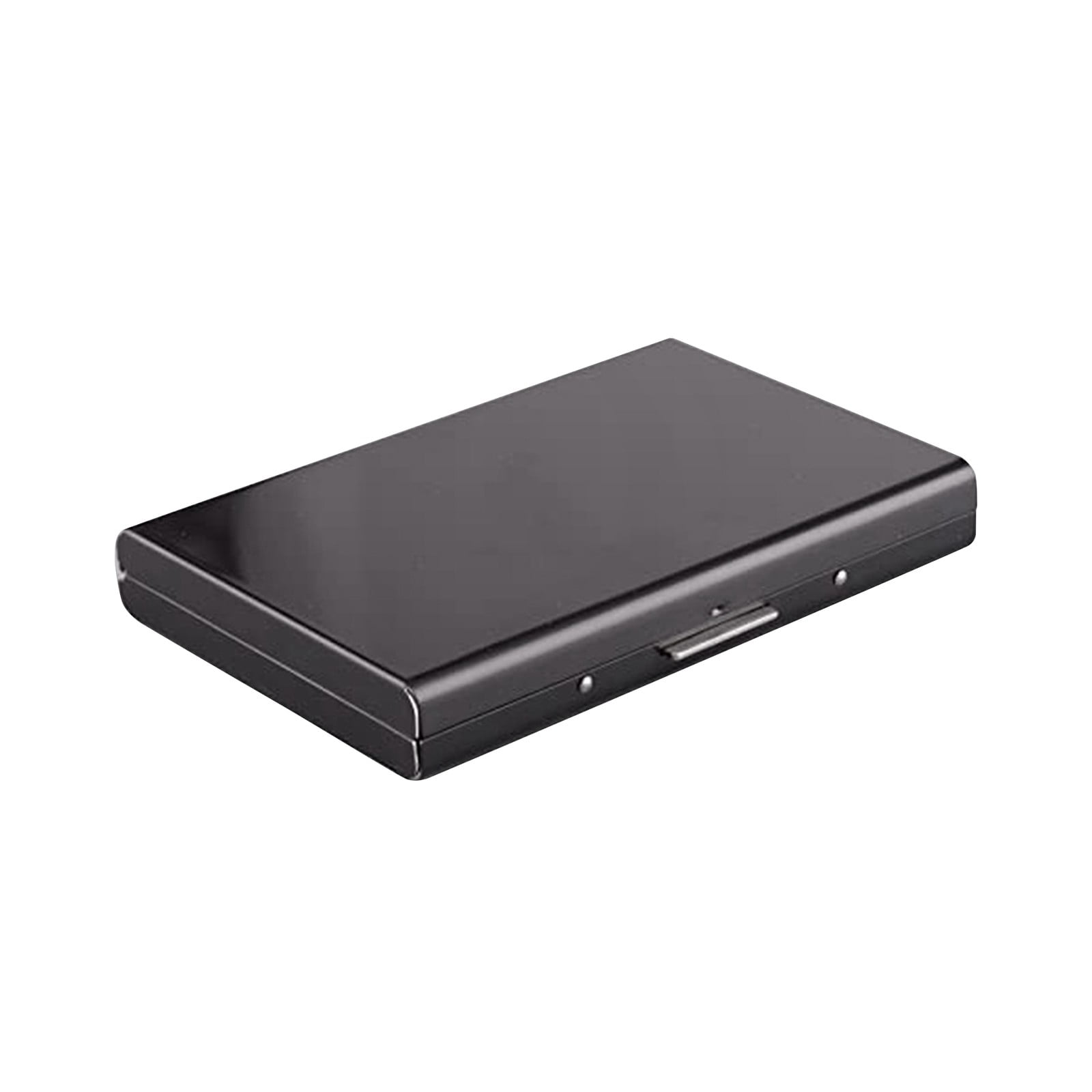 6-Slot Heavy-Duty Stainless Steel Card Holder with Lock – Slim Metal ...