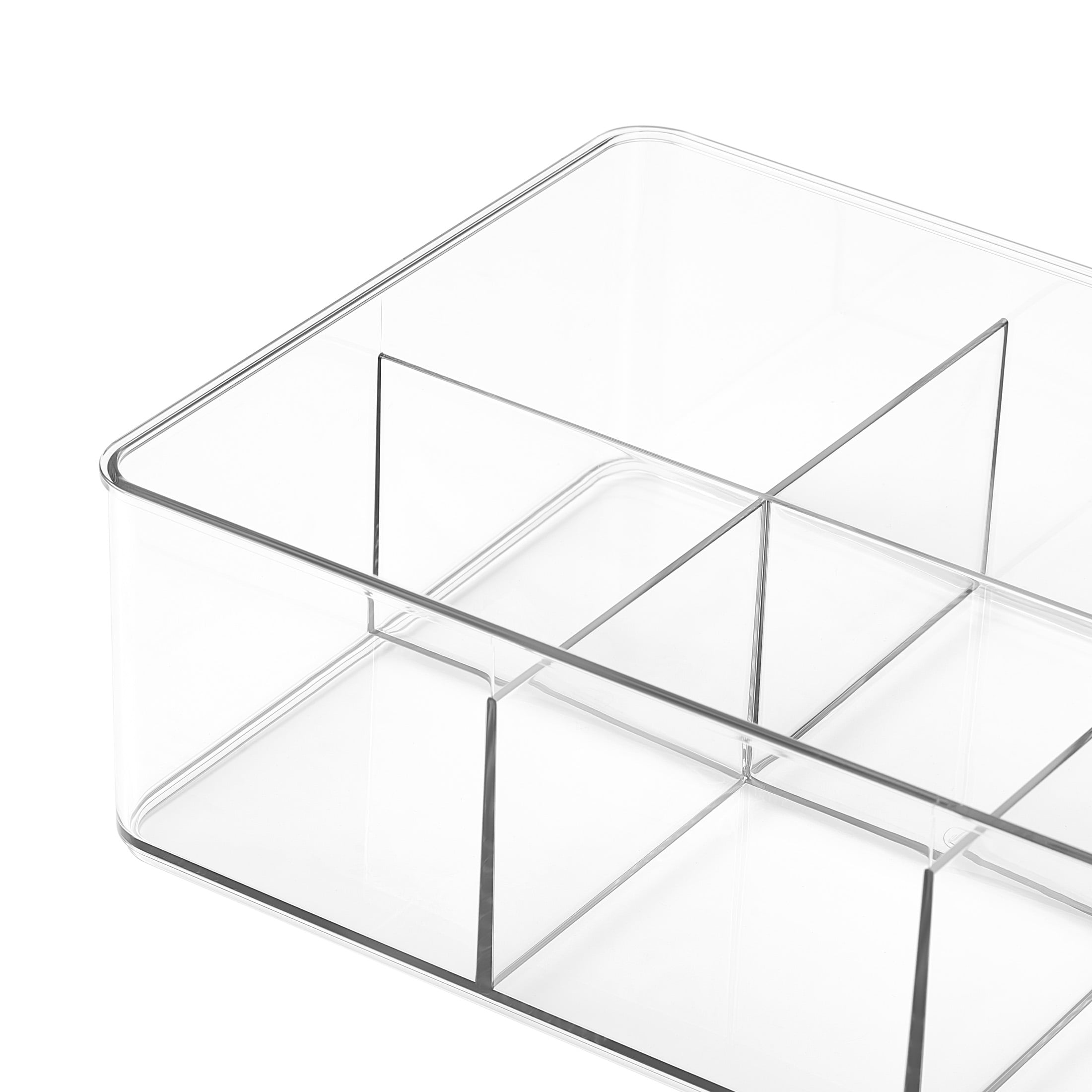 6-Slot Storage Organizer Bin by Simply Tidy - Clear Plastic Craft ...