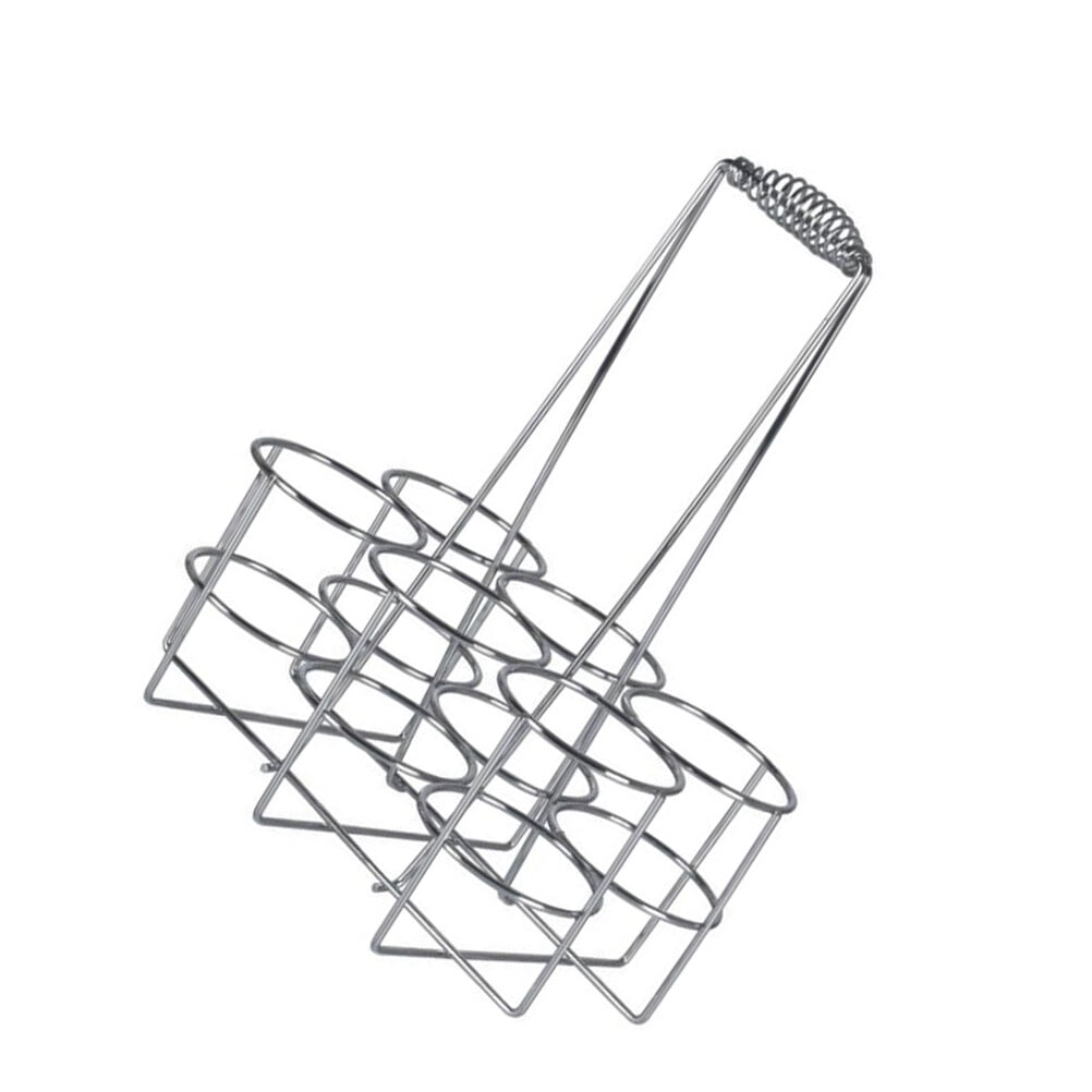 6 Slots Beer Can Rack Can Holder Server Metal Can Organizer Handy ...