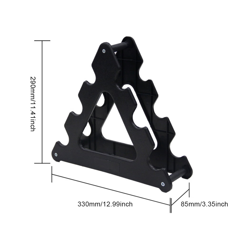6 Slots Dumbbell Bracket Home Gym Dumbbell Display Rack Organizer ...