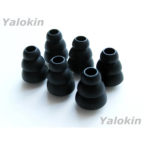 6 Small (S) Black Triple Flange Eartips For Google Pixel Buds Pro And A ...