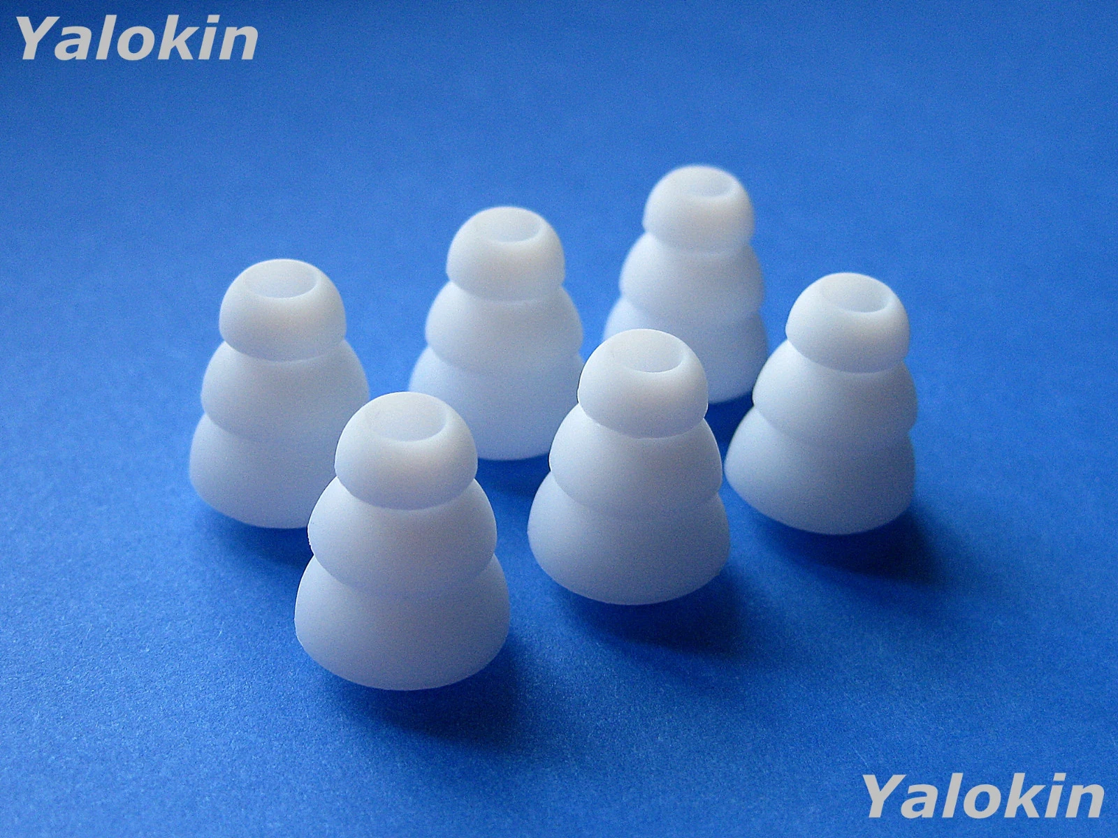 6 Small (S) White Triple Flange Eartips Earbuds For Samsung Galaxy Buds ...