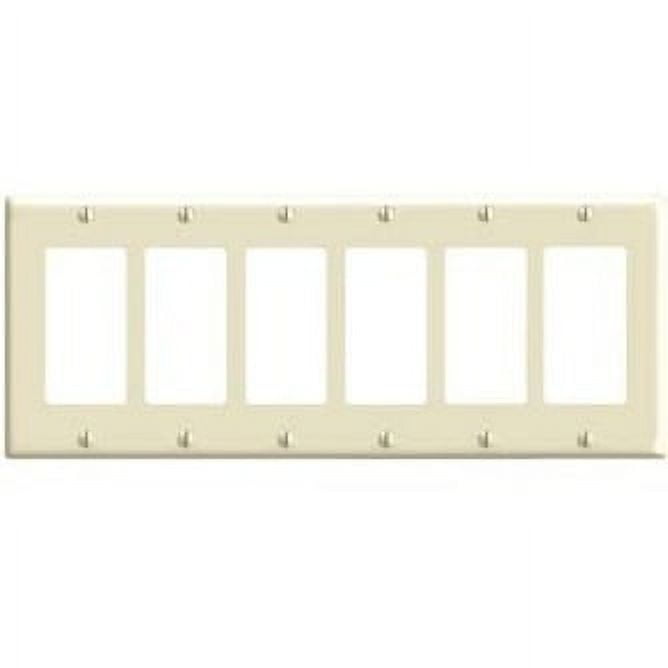 6 Socket Residential Grade Decora-Style Faceplate - Walmart.com