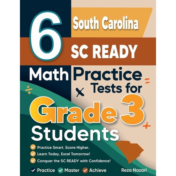 6 South Carolina SC READY Math Practice Tests for Grade 3 Students: A ...