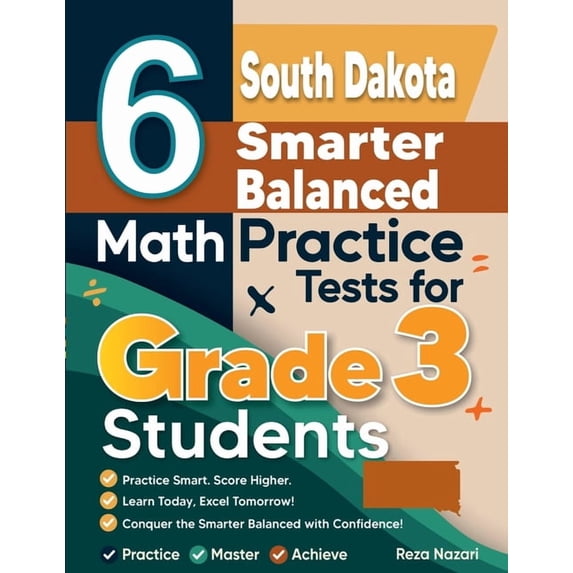 6 South Dakota Smarter Balanced Math Practice Tests for Grade 3 ...