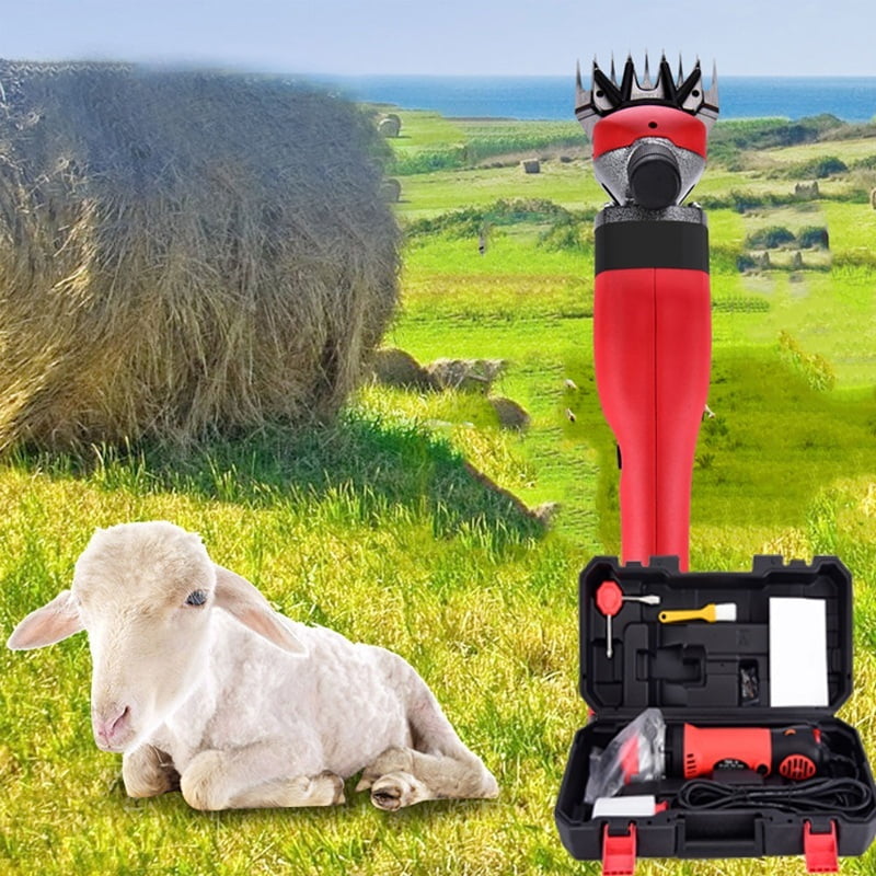 6-Speed Adjustable Speed 9 Teeth Electric Wool Shears Pet Shearing ...