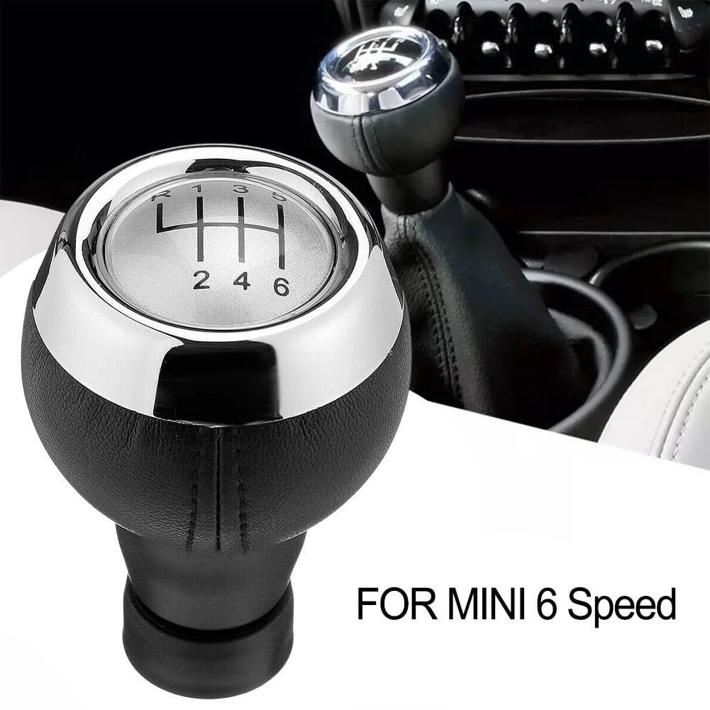 6 Speed Car Manual Gear Shift Knob Shifter For Mini For Cooper R55 R56 ...