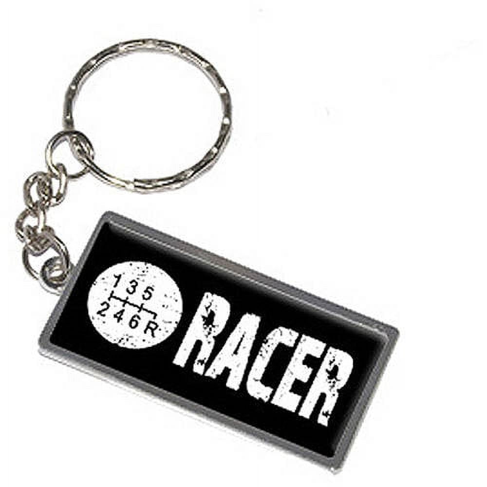 6 Speed Shift Racer Keychain Key Chain Ring - Walmart.com