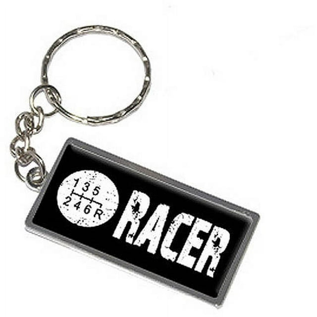 6 Speed Shift Racer Keychain Key Chain Ring - Walmart.com