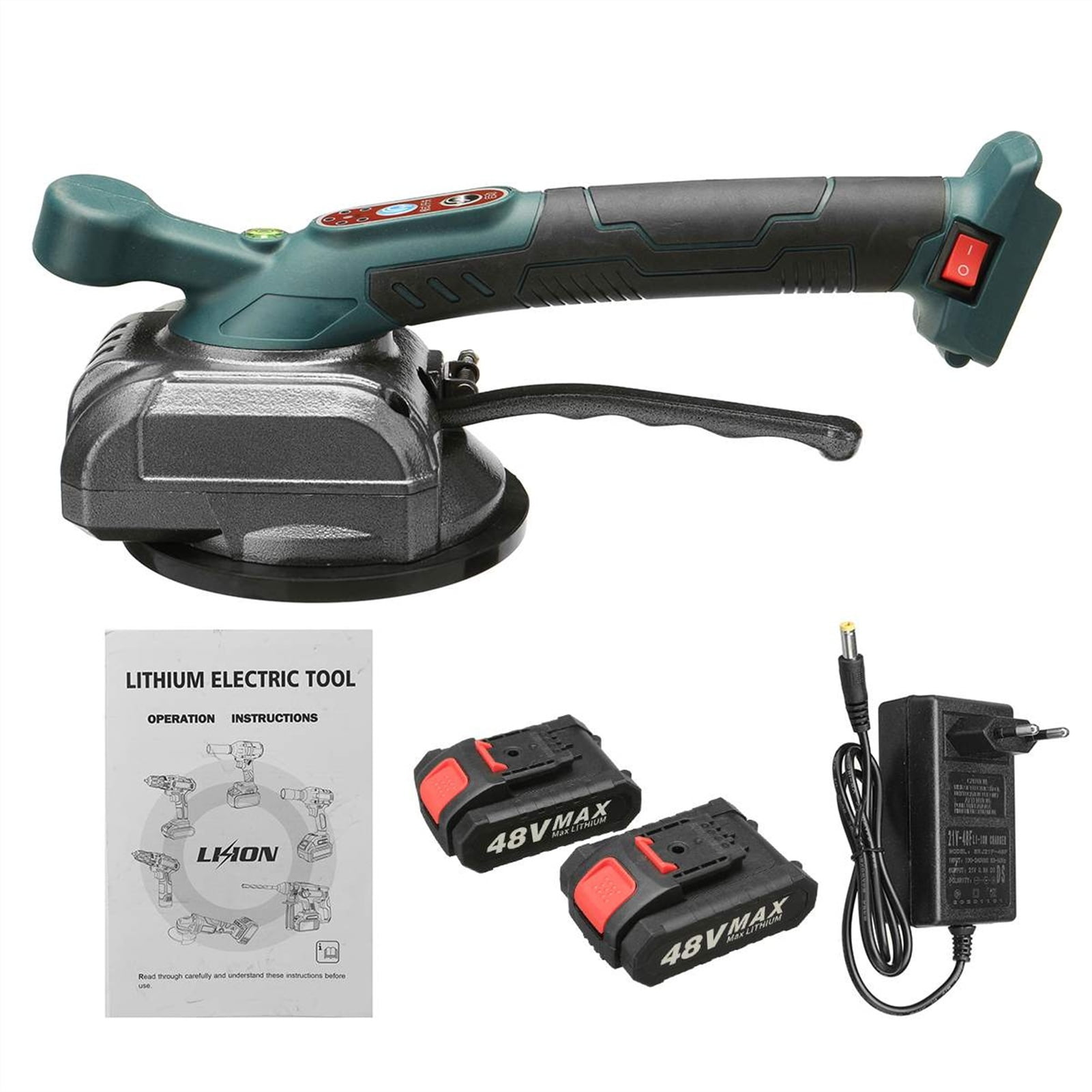 6 Speed Tiling Plastering Machine 1.2x1.2m Tile Vibrator 48V Automatic ...
