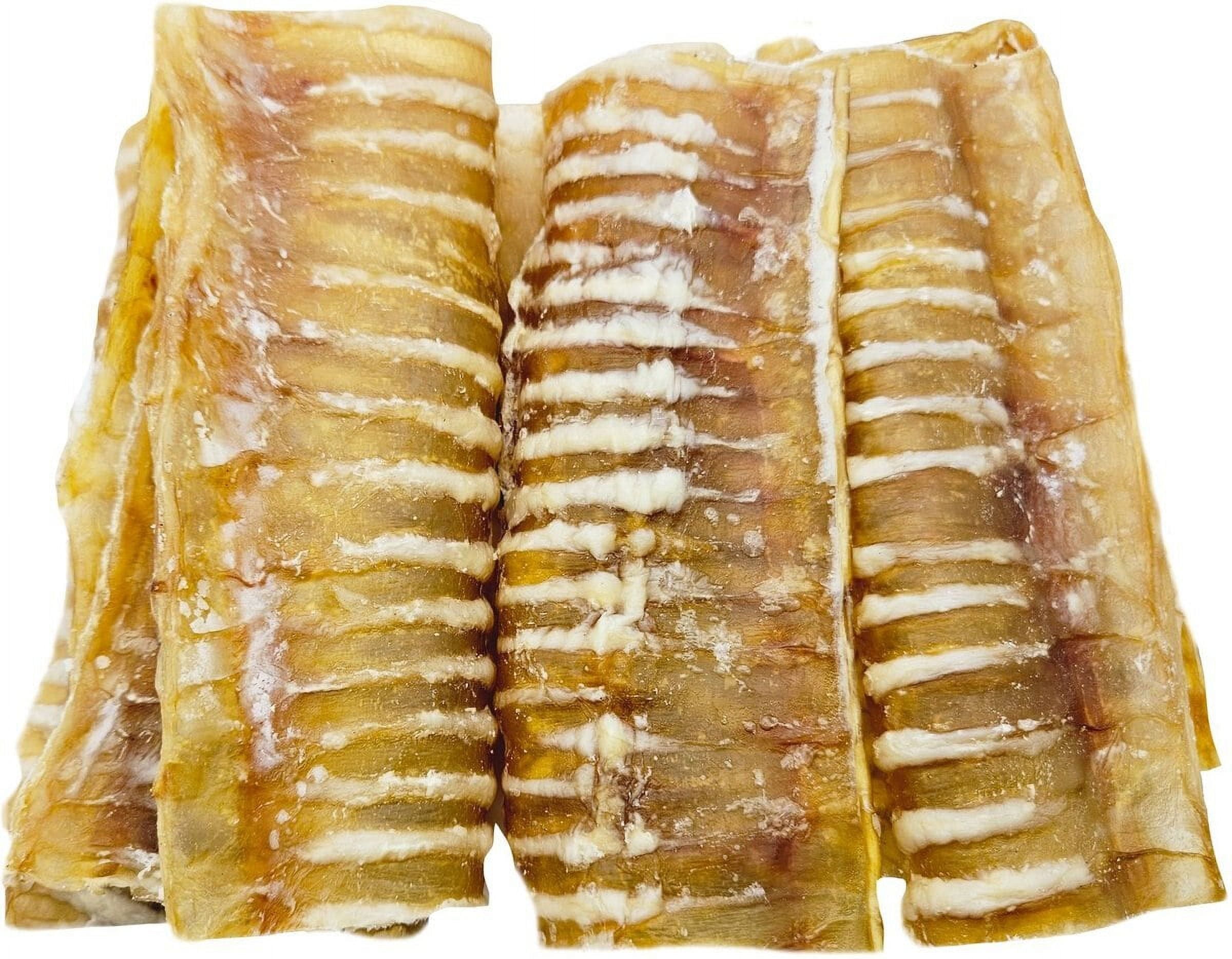 6" Split Beef Trachea Flats Dog Treats, 60 count - Walmart.com