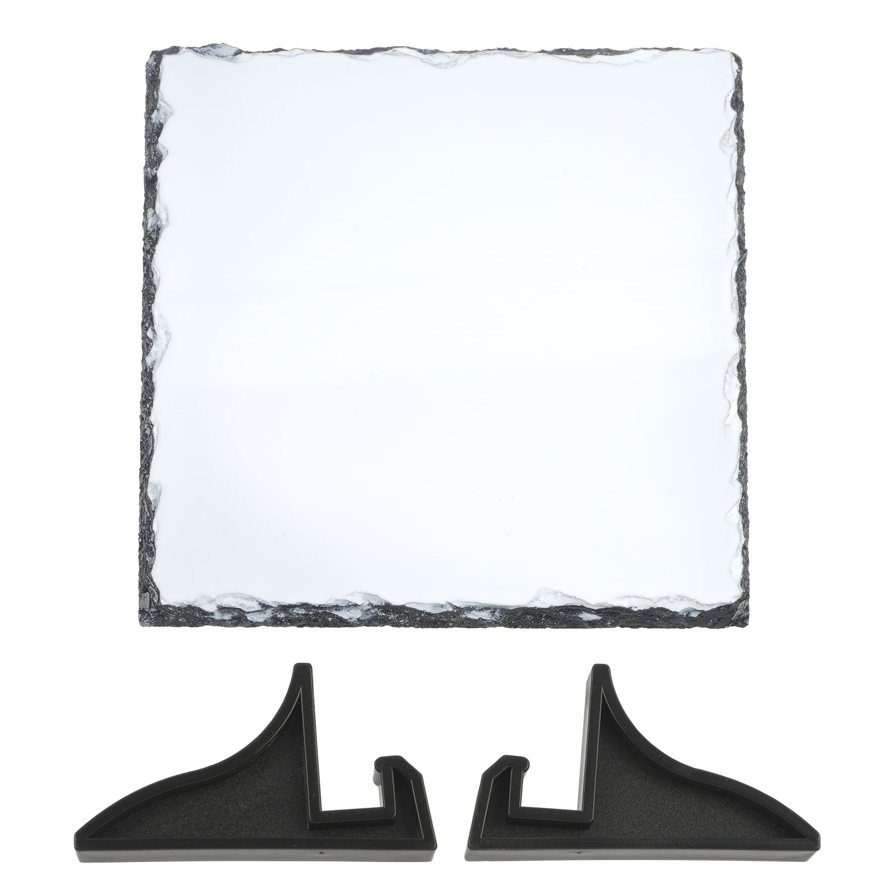 6" Square Slate Sublimation Blank by Make Market – Rough-Edged Slate ...