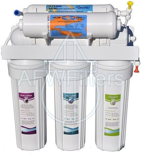 6 Stage Zoi Delta Reverse Osmosis Water Filter System with DI Filter 50 ...