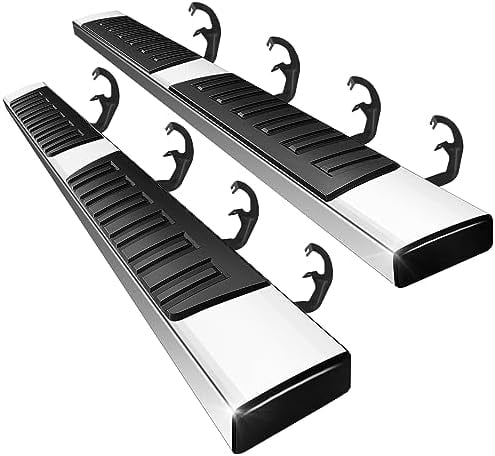 6'' Stainless Steel Running Boards Fit for 2019-2024 Chevy Silverado ...