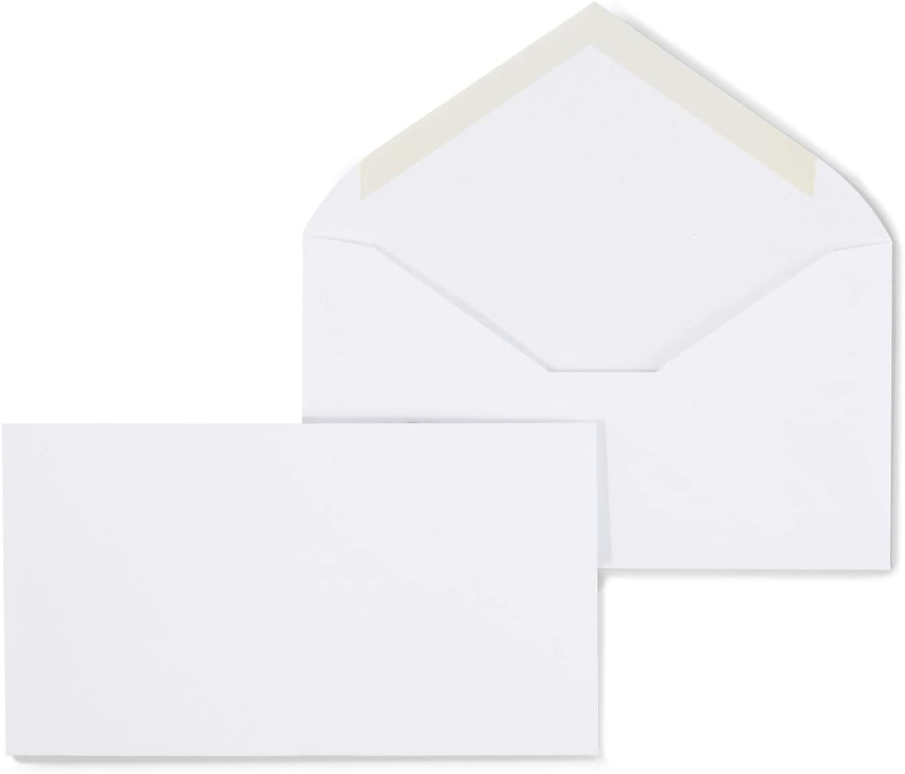 #6 Standard Mailing Envelopes, V-Flap Gummed Closure, 6-1/2 x 3-5/8 ...